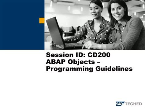 Ppt Session Id Cd200 Abap Objects Programming Guidelines