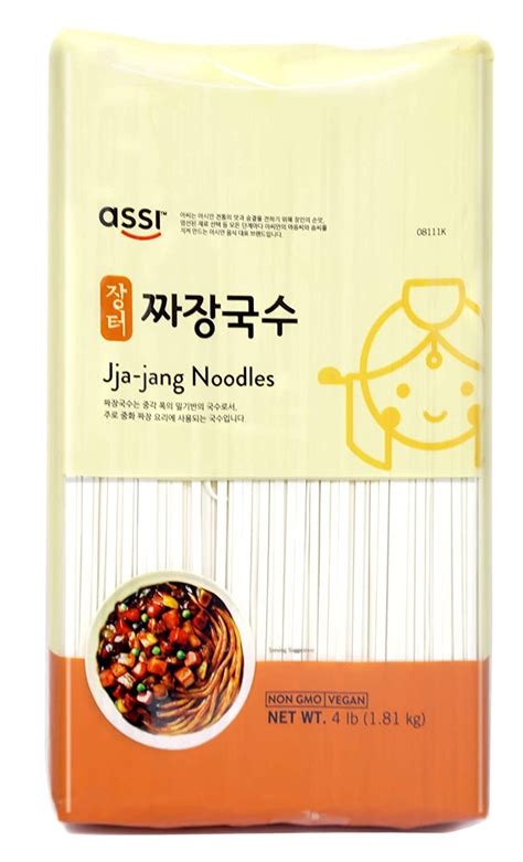 Assi Brand Oriental Style Noodle Pasta Dried Noodles Jjajang Net Wt
