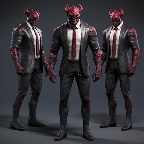 Premium Ai Image Cartoon Devil 3d