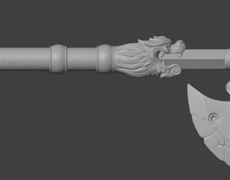 🪓 Pale Axe Stalwarts Axe Black Myth Wukong・ Stl File For 3d Printing