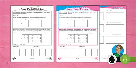 Area Model Division Of 3 Digit Numbers By 2 Digit Numbers