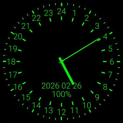24 Hour Format Analog And Digital • Watchmaker Watch Faces For Wear