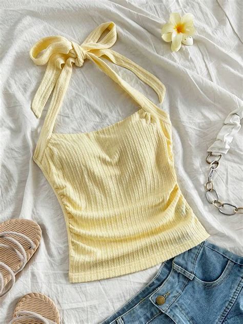 Gathered Halter Top Savana Bestsellers