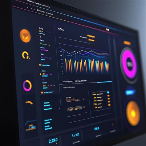 A Smart Energy Management Dashboard Showing Realtime Data On Energy Consumption And Savings