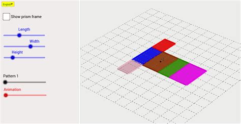 Different Nets Of Rectangular Prismcuboid Geogebra