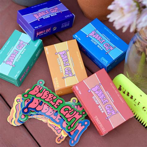 Bubble Gum Original Formula Warmtropical Surf Wax Cleanline Surf
