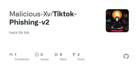 GitHub Malicious Xv Tiktok Phishing V2 Hack Tik Tok