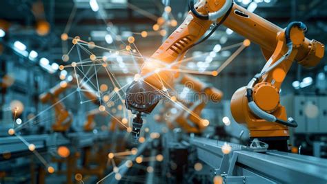 Quality Control Ai System Performing A Visual Quality Inspection Stock Illustration