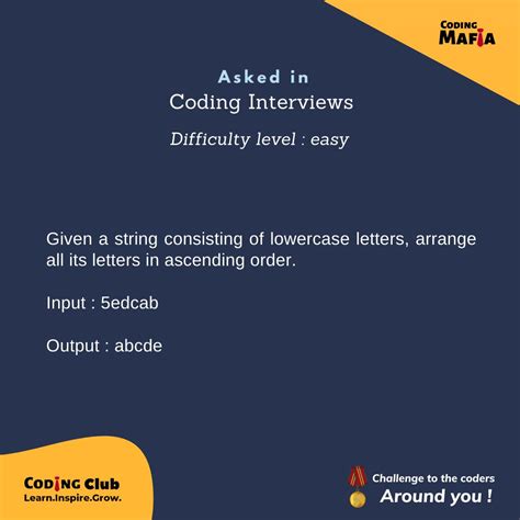 Coding Club On Linkedin Asked Codingmafia India 29 Comments