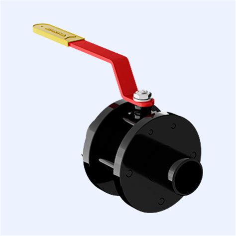 Кран шаровой с удлинненным шпинделем с ПЭ патрубками под Т образный ключ ду20 ру16 ст 20 арт