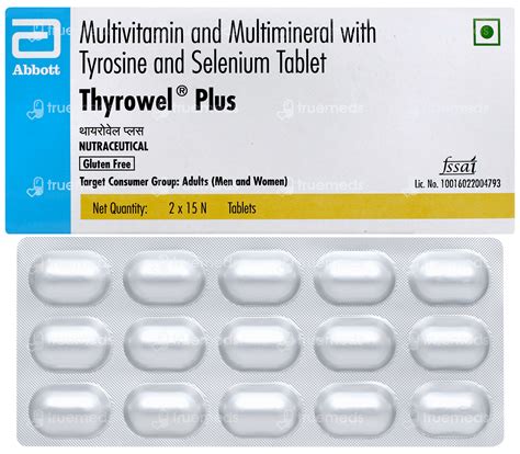 Thyrowel Plus Tablets 15 Uses Side Effects Dosage Price Truemeds