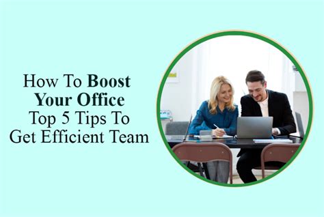 Boost Your Office 5 Proven Tips To Improve Staff Productivity Business Apac