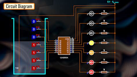 Liquid Level Indicator Using Uln2003