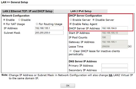 How To Configure DHCP For LAN Clients In Vigor Routers DrayTek FAQ