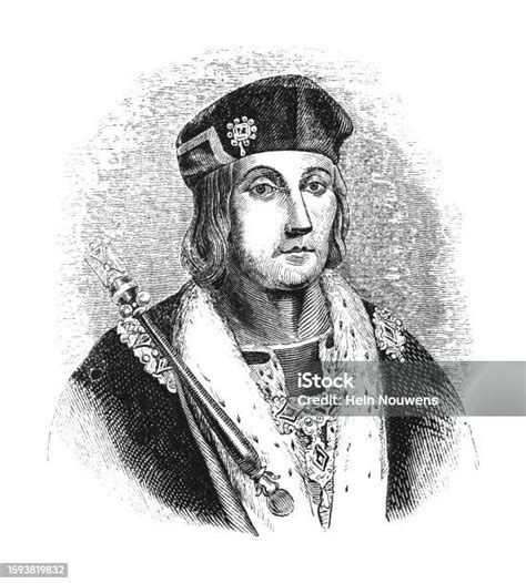 헨리 8세의 초상화 영국 왕 빈티지 인그레이빙 일러스트레이션 15세기에 대한 스톡 벡터 아트 및 기타 이미지 15세기 19