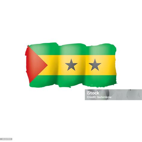상투메 프린시페의 국기 벡터 일러스트 레이 션 0명에 대한 스톡 벡터 아트 및 기타 이미지 0명 3차원 형태 기 Istock