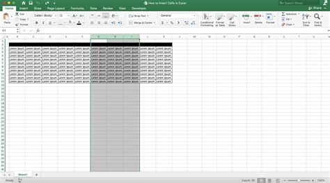 How To Insert Cells In Excel Compute Expert