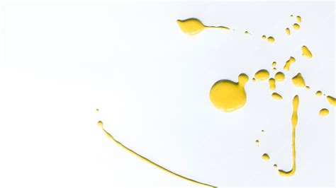 흰색 캔버스에 노란색 스플래시 무료 사진