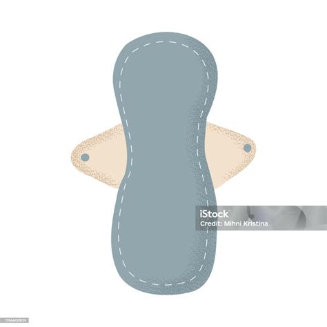 생리 중 개인 위생을 위한 제로 와이스트 아이템 재사용 가능한 패드 0명에 대한 스톡 벡터 아트 및 기타 이미지 0명 건강관리와 의술 건강한 생활방식 Istock