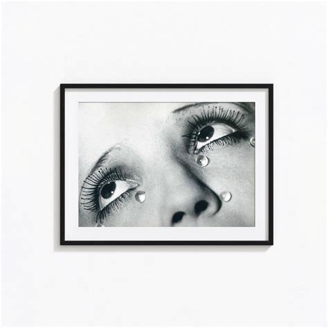 Man Ray Tears Print Surrealist Photography Larmes Black And White