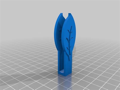 Tea Bag Squeezer With Leaves Free 3d Model On