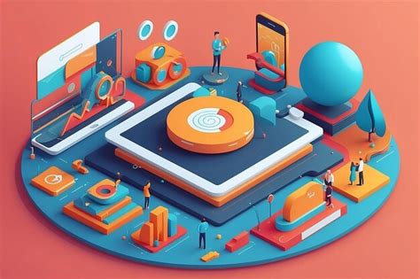 Premium Photo Seo Optimization 3d Render Cartoon Illustration