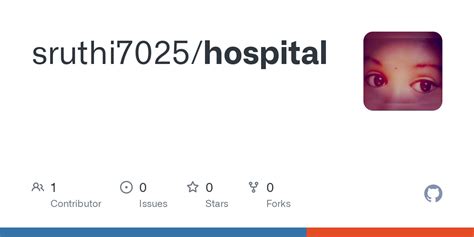 GitHub Sruthi Hospital