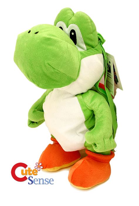 Super Mario Green Yoshi Plush Doll Backpcak Nintendo Coustum Bag 19in Ebay