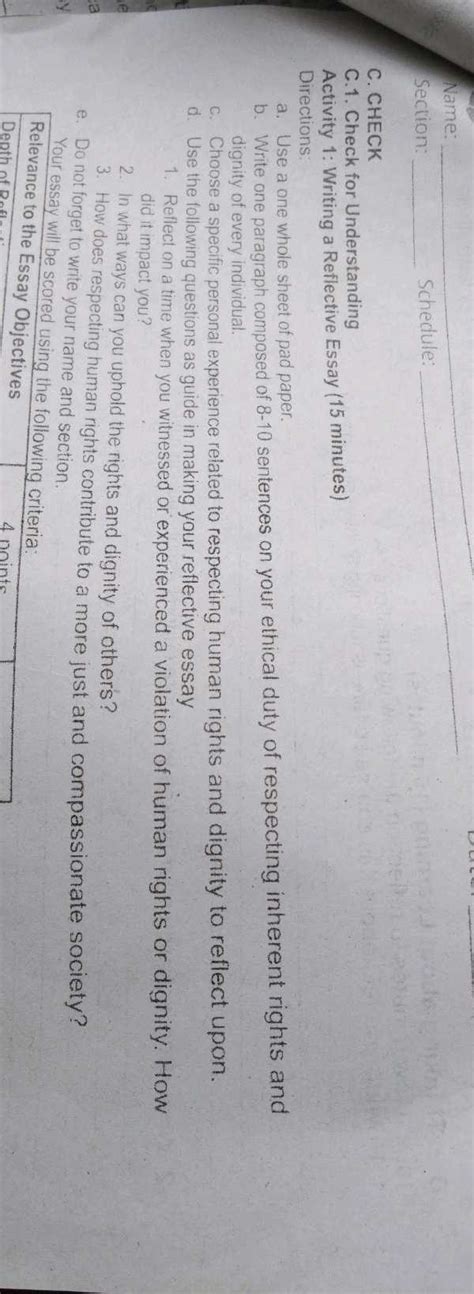 Name Section Schedule C CHECK C1 Check For StudyX