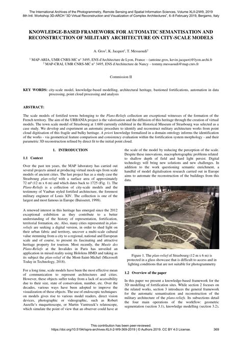 Pdf Knowledge Based Framework For Automatic Semantisation And Reconstruction Of Military