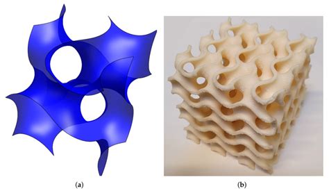 Examples Of The Gyroid Geometry A A 3d Rendering Of The Gyroid