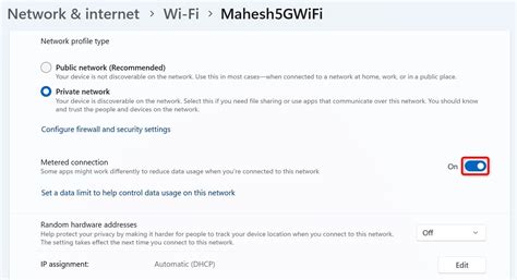 How To Set Up A Metered Connection On Windows 11