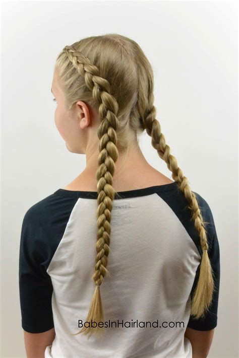 How To Tight Dutch Braids On Yourself Babes In Hairland