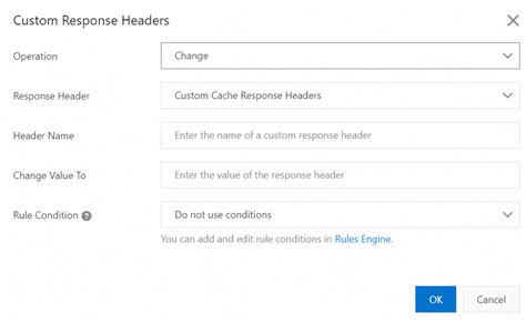 Modify Incoming Response Header Alibaba Cloud Documentation Center