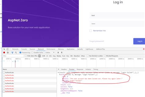 Enable User Account Locking On Failed Login Attempts Setting Is Not