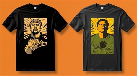 Ilustración Vectorial De Una Silueta De Hombre Dorado En Una Camiseta