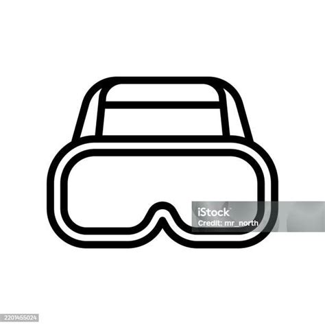 안경 아이콘 얇은 선 스타일 벡터 일러스트 레이 션 그래픽 디자인 검은색에 대한 스톡 벡터 아트 및 기타 이미지 검은색 고립 색상 눈 신체 부분 Istock