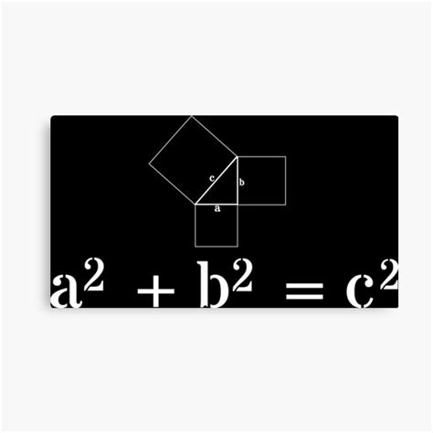 Pythagorean Theorem Wall Art Redbubble