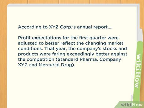 Ways To Cite An Annual Report In APA Style WikiHow