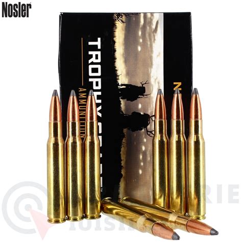 20 Cartouches Nosler Trophy Grade 30 06 Sprg 150gr Partition