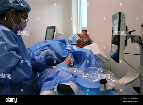 Patient Having Peripherally Inserted Central Catheter Picc Line Administered Under Local