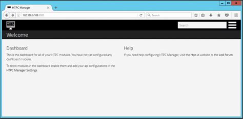 Установите htpc manager с помощью docker управляйте всеми