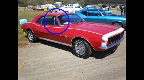 Camaro First Generation Differences 1967 1968 1969 Differences Youtube