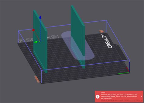 Print By Object Collison Warnings R3dprinting