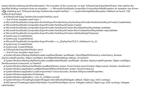 can not start · issue 1139 · icsharpcode ilspy · github