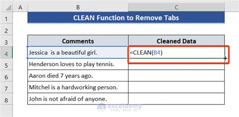 How To Remove Tab Space From Excel 5 Easy Methods Exceldemy