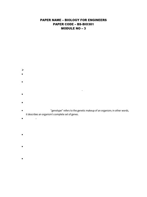 Module 3 Genetics Pdf Dominance Genetics Allele