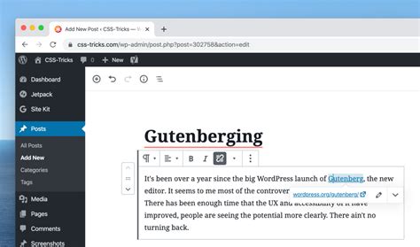 Gutenberging Css Tricks