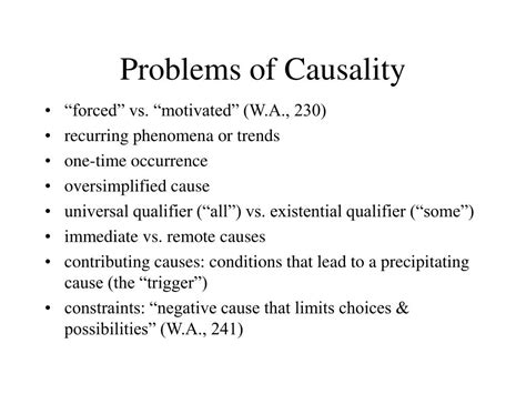 PPT Causal Arguments PowerPoint Presentation Free Download ID