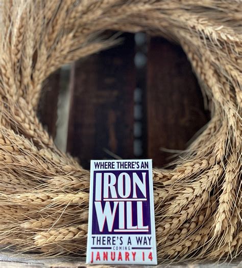 1994 ~ Iron Will Teaser Pin Back Button ~ Authentic Movie Release